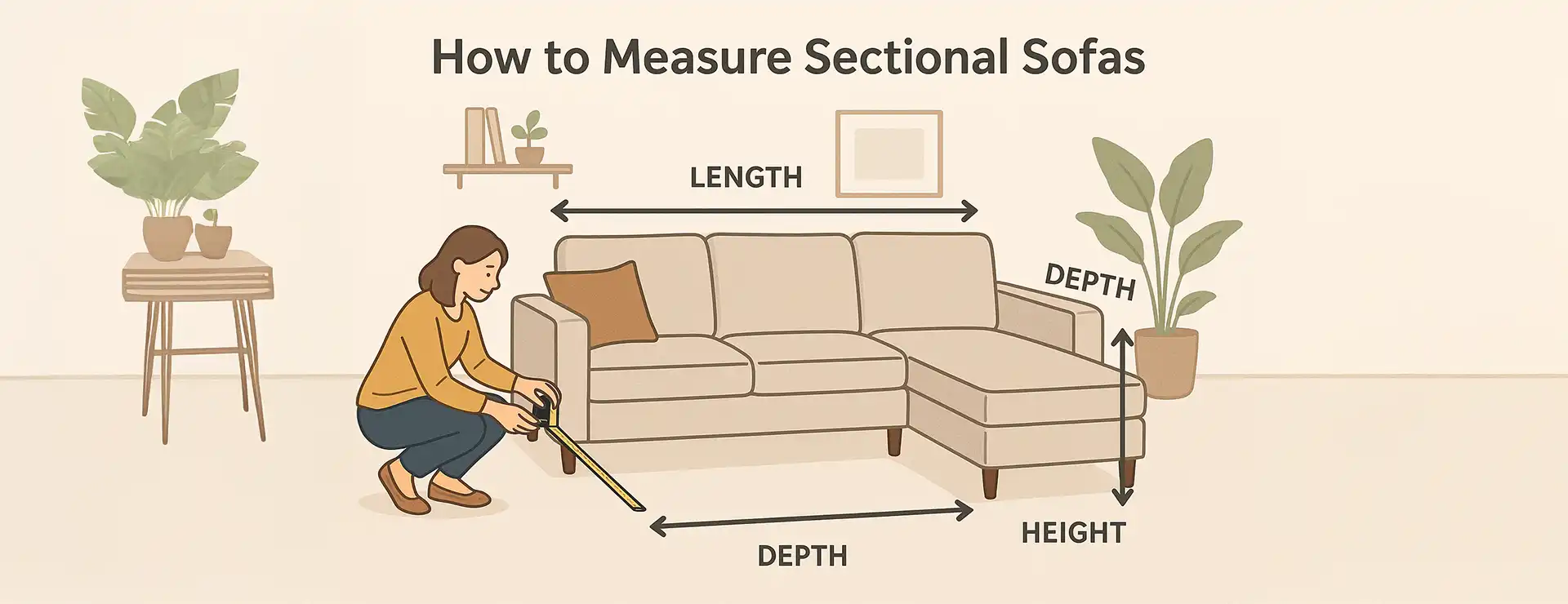 How to Measure a Sectional Sofa: Step-by-Step Guide